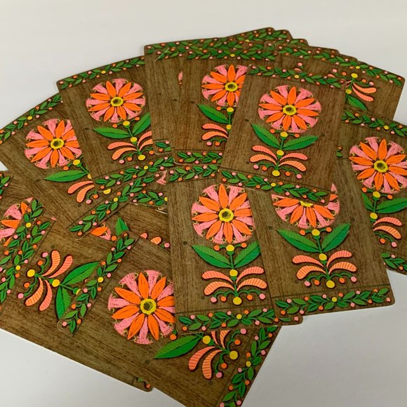 Stancraft | Games | Vtg 6s 70s Playing Cards Flower Power Stancraft ...